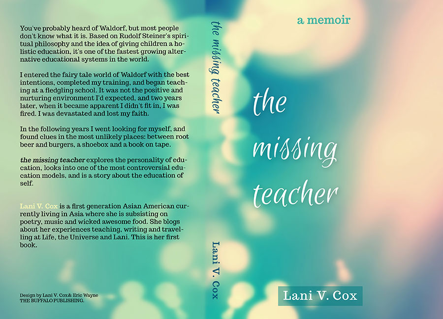 the missing teacher's new book cover and 1 year anniversary