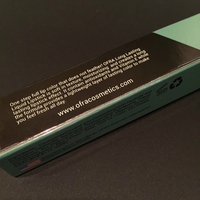 OFRA Long Lasting Liquid Lipstick: Miami Fever, Solano, Americano ...