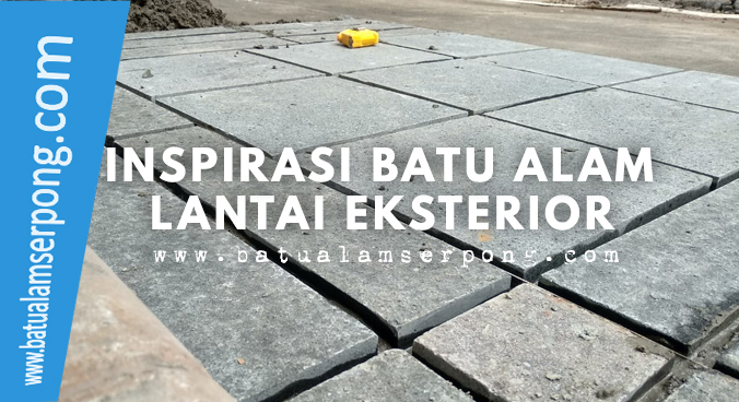 Inspirasi Lantai Eksterior dengan Batu Andesit Kombinasi - JUAL BATU ...
