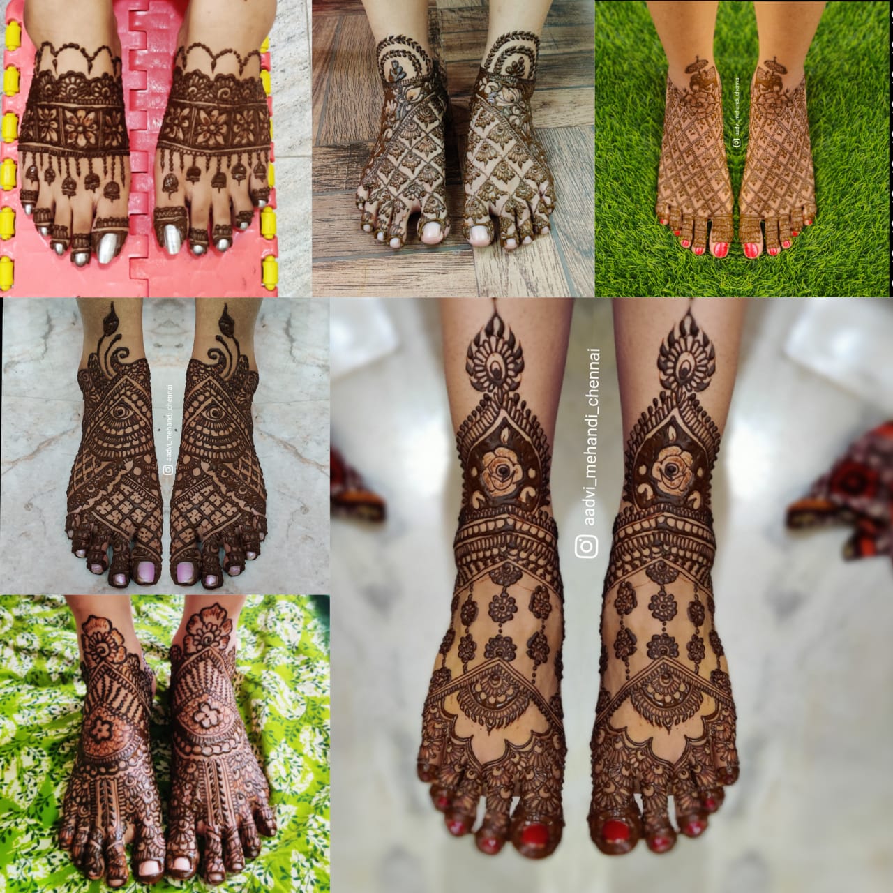 Mehandi Design for Legs