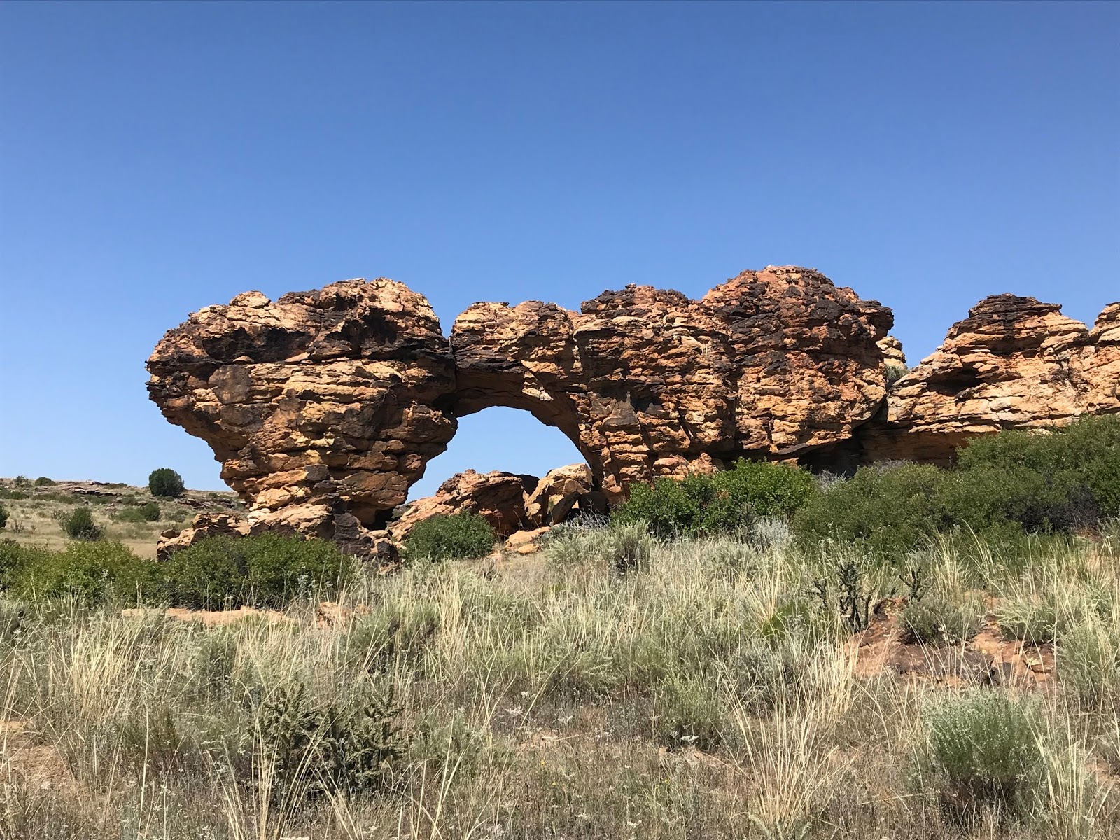 Colorado Day Hikes: Arch Rock Trail, Picture Canyon - Springfield, CO