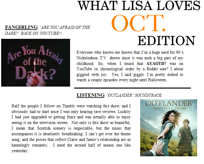 October 2014 | Mostly Lisa