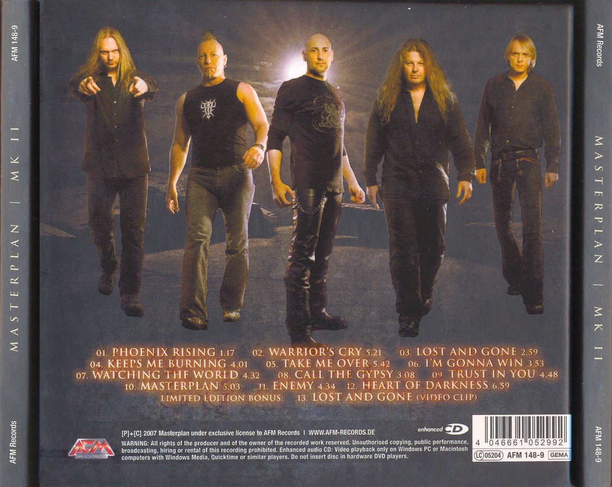 Classic Rock Covers Database: Masterplan - MK II (2007)