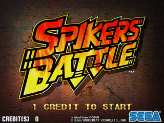 lunatic obscurity: Spikers Battle (Arcade)