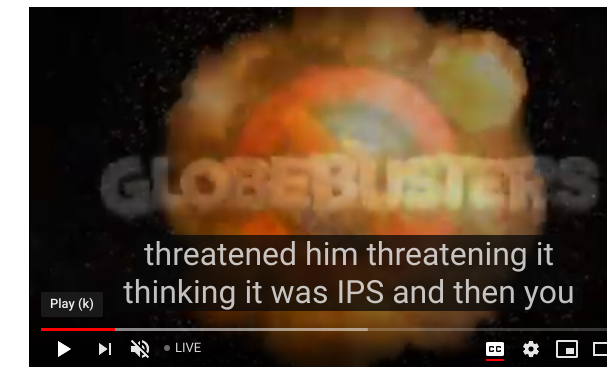GLOBEBUSTERS LEAKED TRANSCRIPTS, BOB KNODEL CORRESPONDED WITH MGTV ...