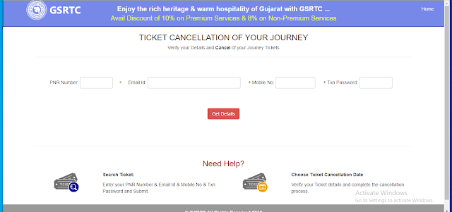GSRTC Online Bus Booking, Ticket Cancel, Ticket Refund, Ticket Print ...