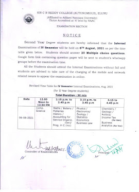 Department of Computer Science: Notice Board