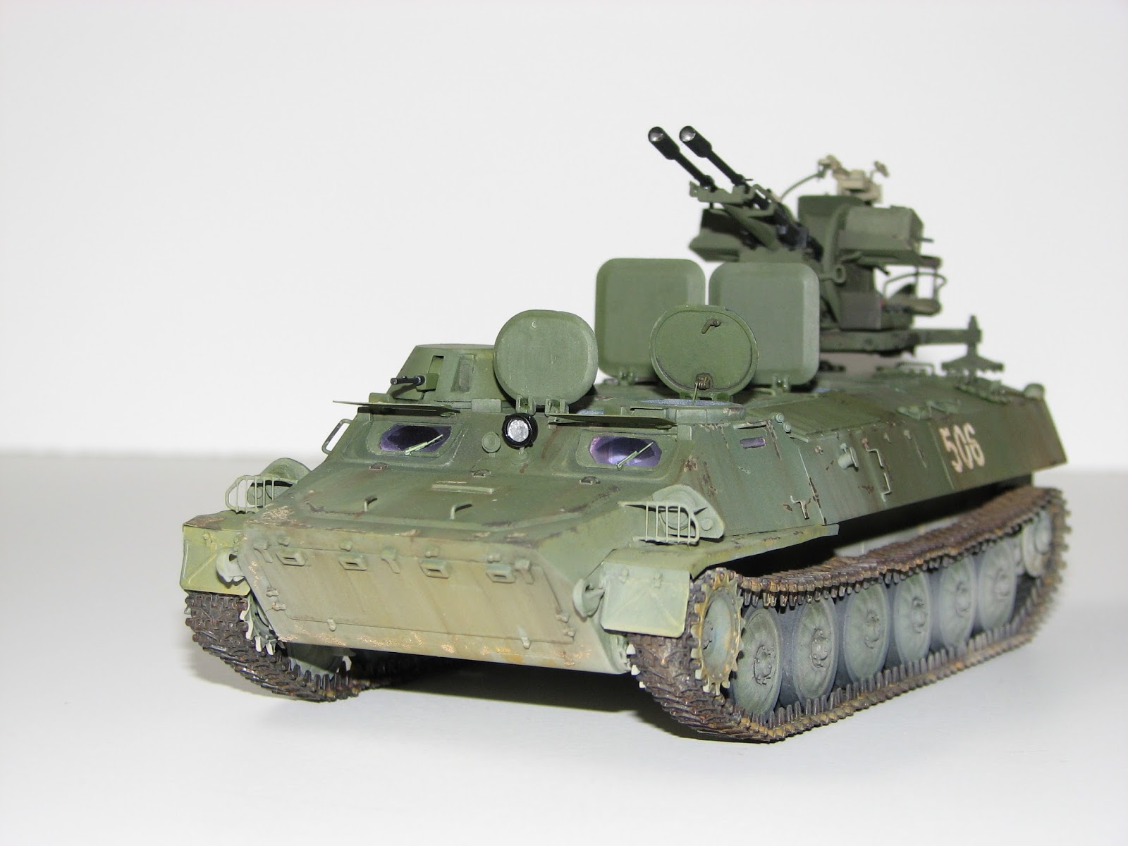 My Models: SKIF 1/35 MT-LB with ZU-23-2