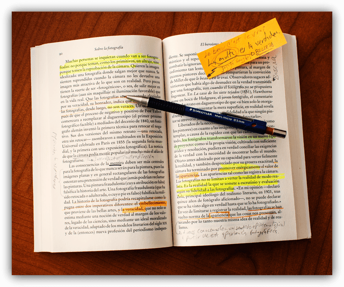 Del arte de subrayar libros