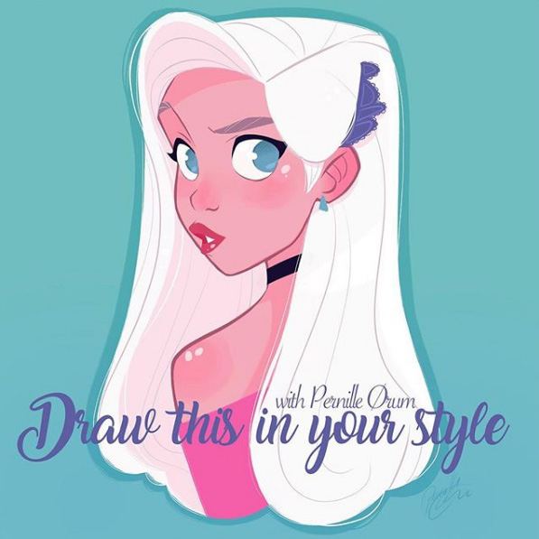 Le blog de Christine Alcouffe: Draw this in your style Pernille Orum