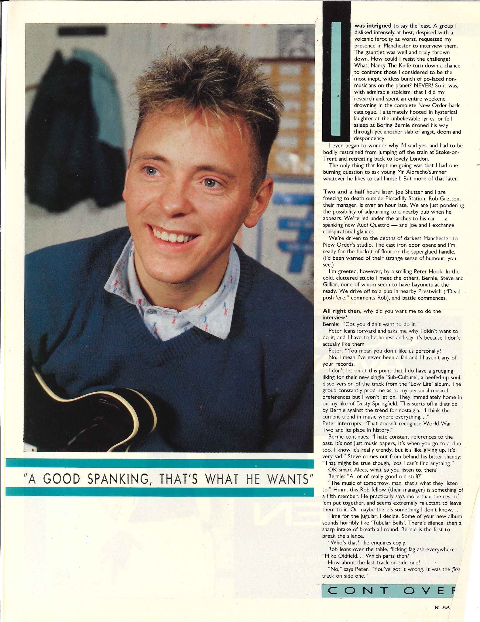 1985 11 23 New Order Record Mirror
