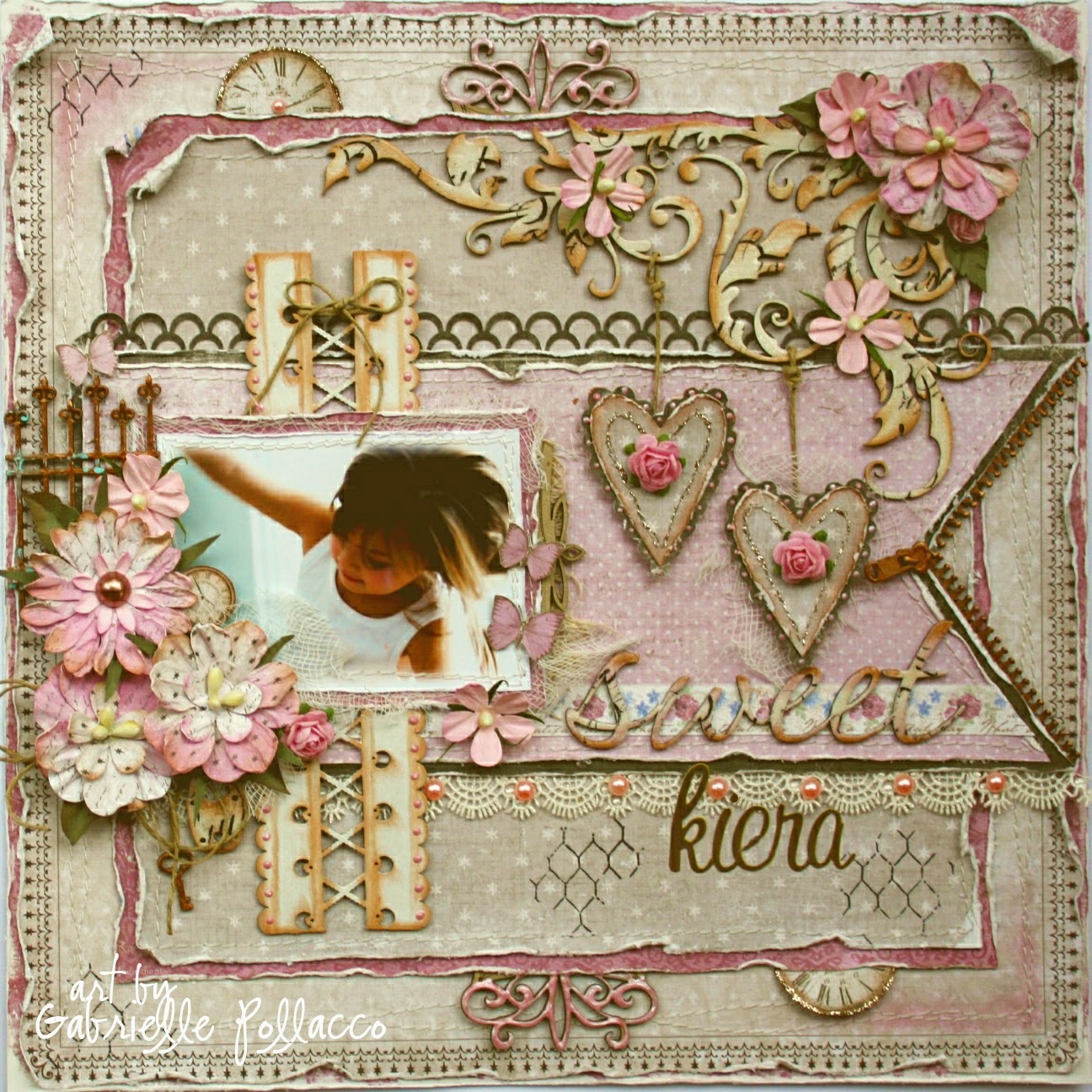 Such a Pretty Mess: Scrapping Girl Style {Dusty Attic & Maja Design}