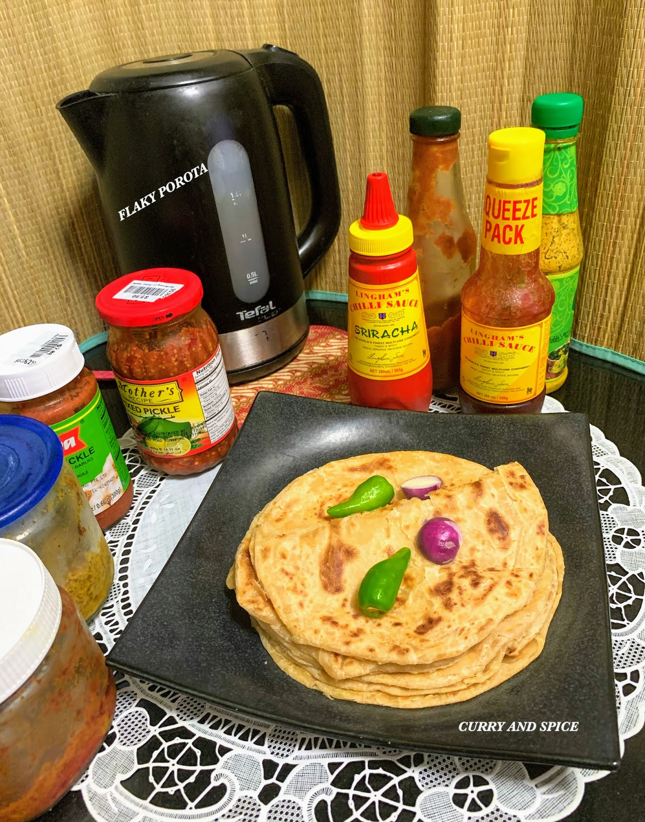 CURRY AND SPICE: FLAKY POROTA