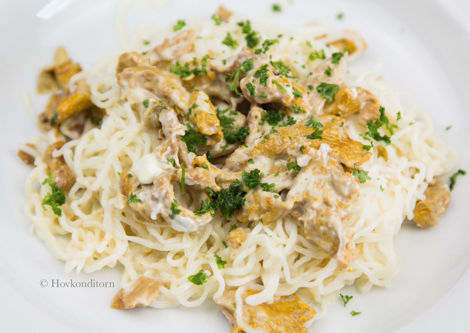 Chanterelle Chevre Pasta