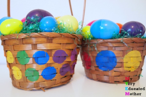 Give Your Old Easter Basket a Colorful Makeover