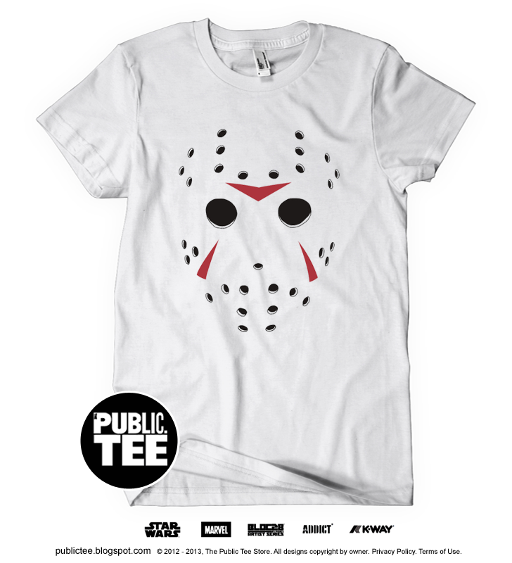 The Public Tee Store ONLINE!: Jason Mask Design Tee