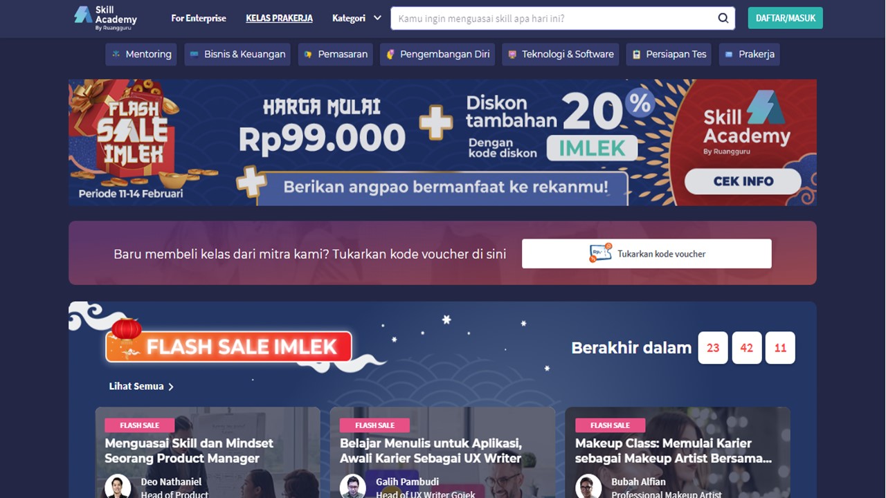 √CARA DAFTAR KURSUS ONLINE SKILL ACADEMY BY RUANGGURU | Meimoodaema ...