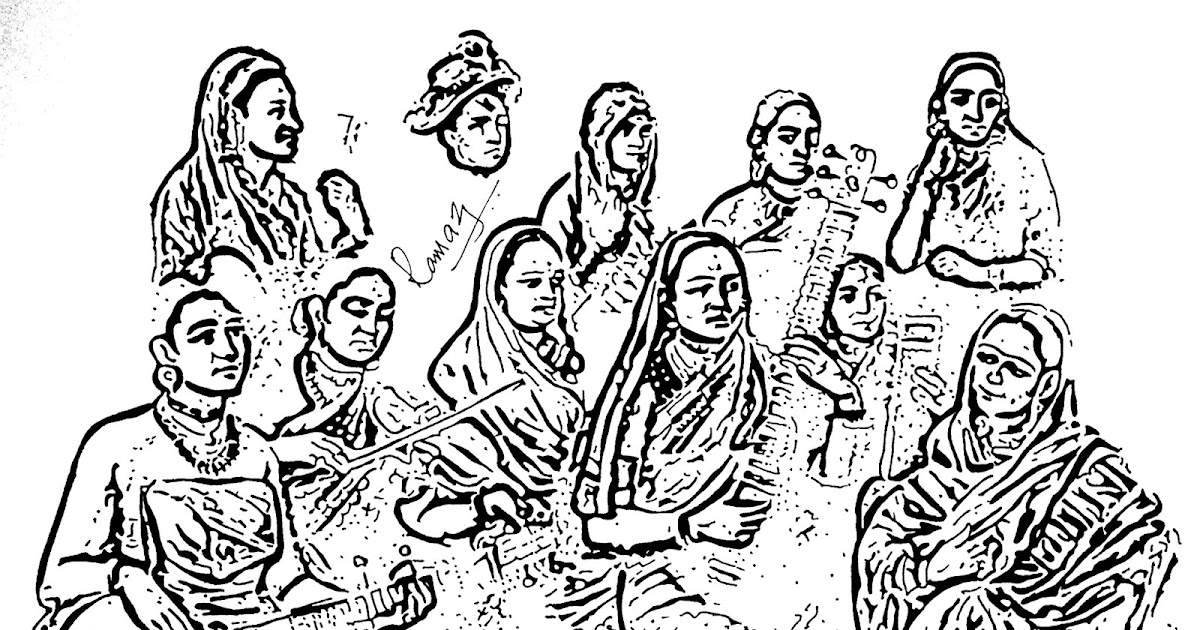 variety strokes: Galaxy of Musicians Painting by Raja Ravi Varma ...