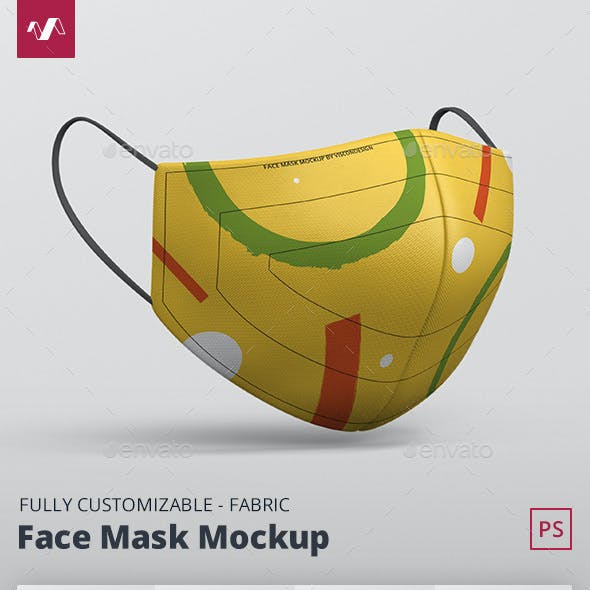 260+ Best Face Mask Mockup Templates | Free & Premium
