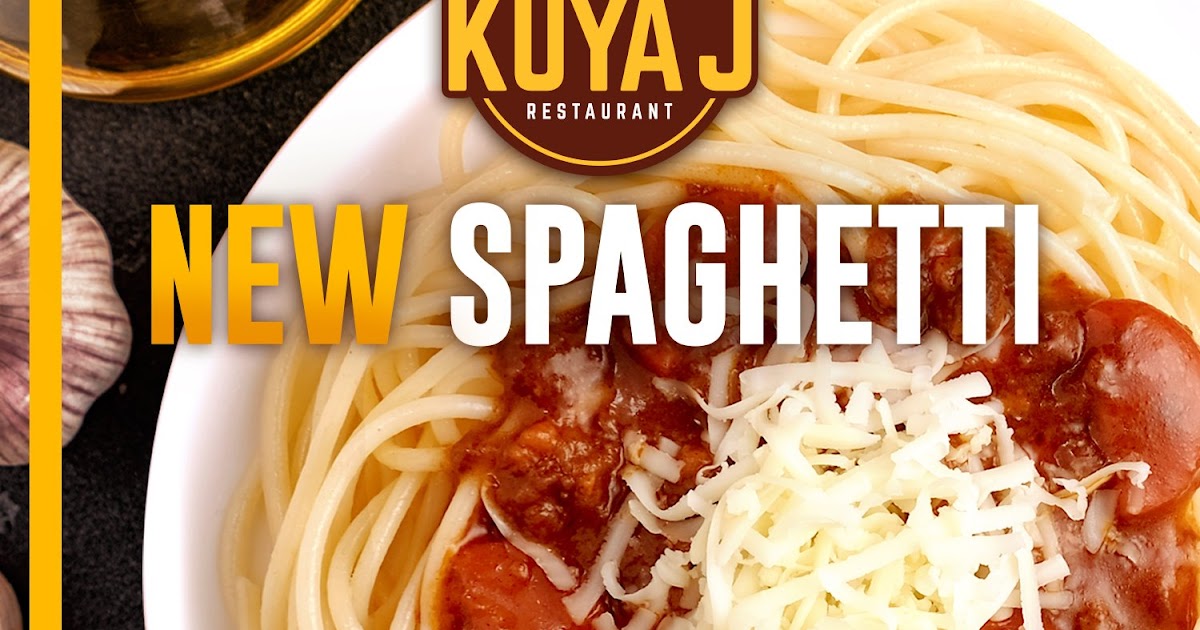 Manila Shopper: Filipino-style Spaghetti now available at Kuya J Manila Shopper: Filipino-style Spaghetti now available at Kuya J
