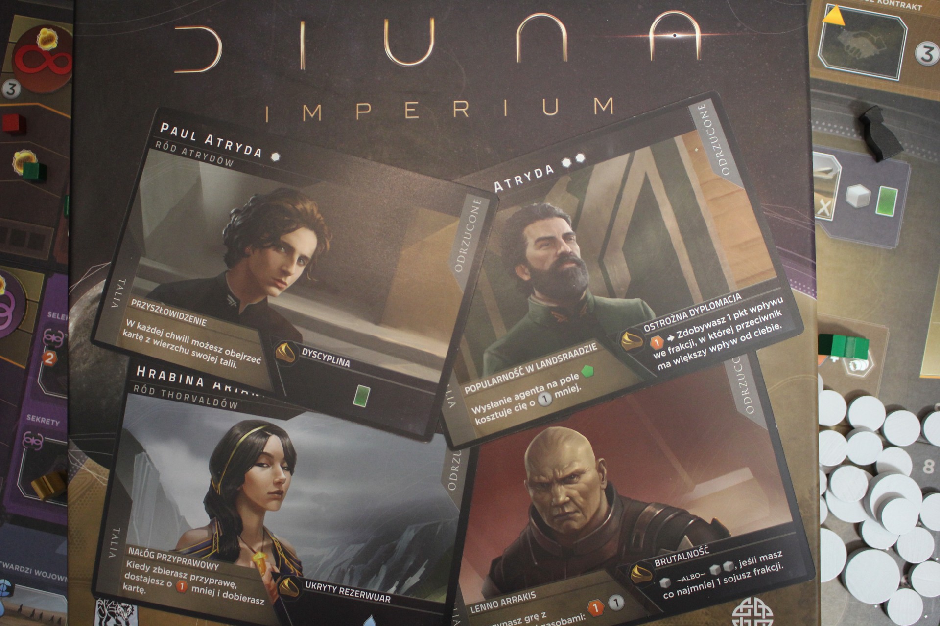 Diuna: Imperium - worker placement i deck building na sucho. Recenzja