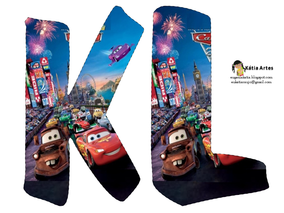 Alfabeto de Cars 2. - Oh my Alfabetos!