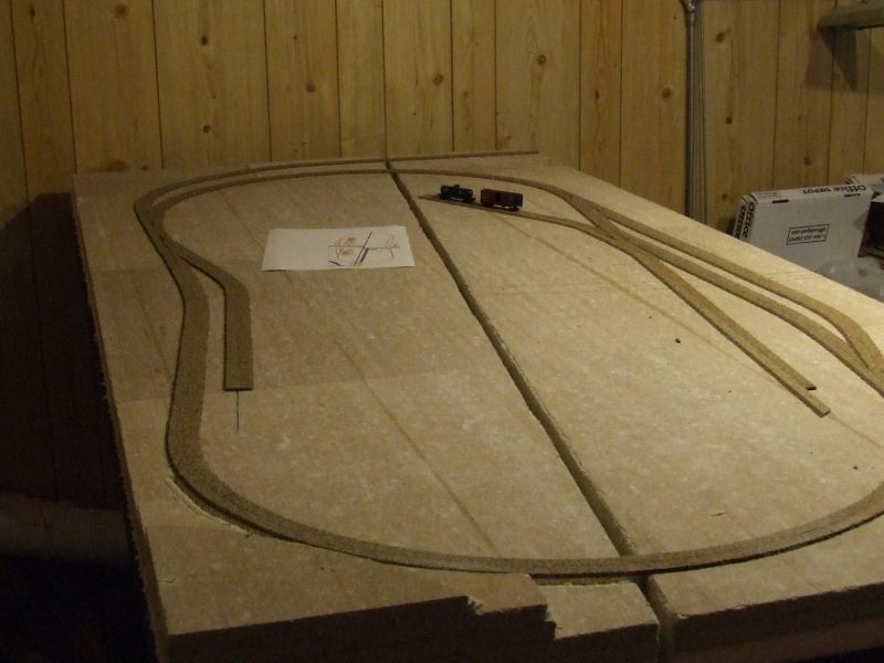 N Scale Projects: Unfinished Door Layout