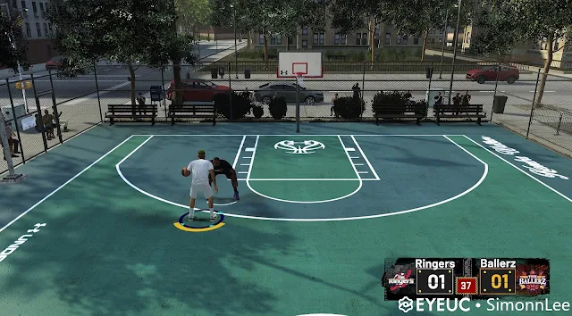 NBA 2K20 Streetball Stadium Sack Wern Houses Court Fix v1.1 By SimonLee
