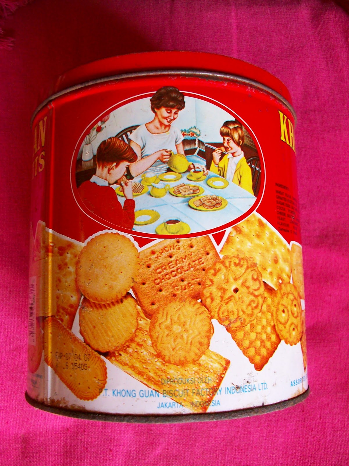 serba vintage: kaleng biskuit Kong Gwan lawas, for sale, 85 ribu, blum ...