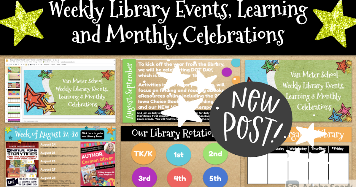The Library Voice: A NEW Way To Kick Off Our Weekly Library Events ...