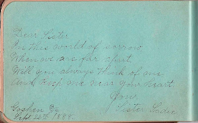 Heirlooms Reunited: 2 1880s Autograph Albums of Sisters Charlotte and ...