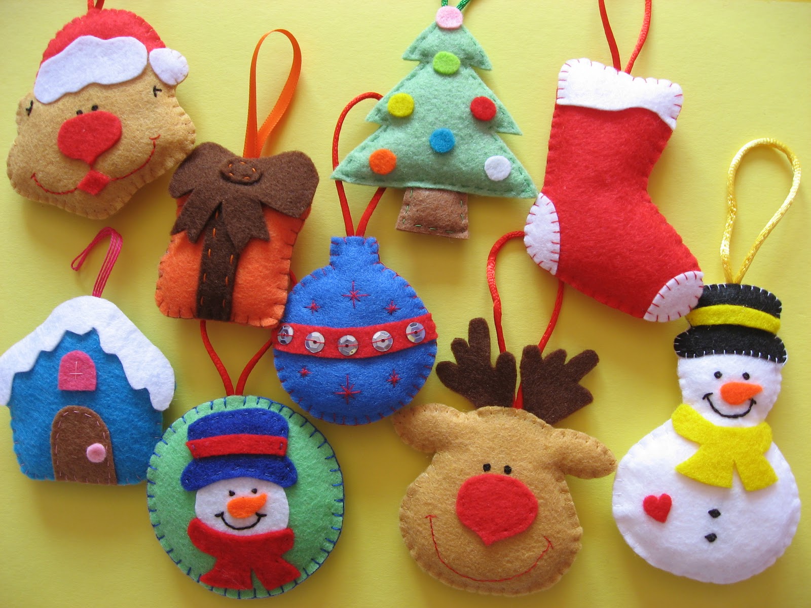 LUCKY´S FELT: Adornos de navidad