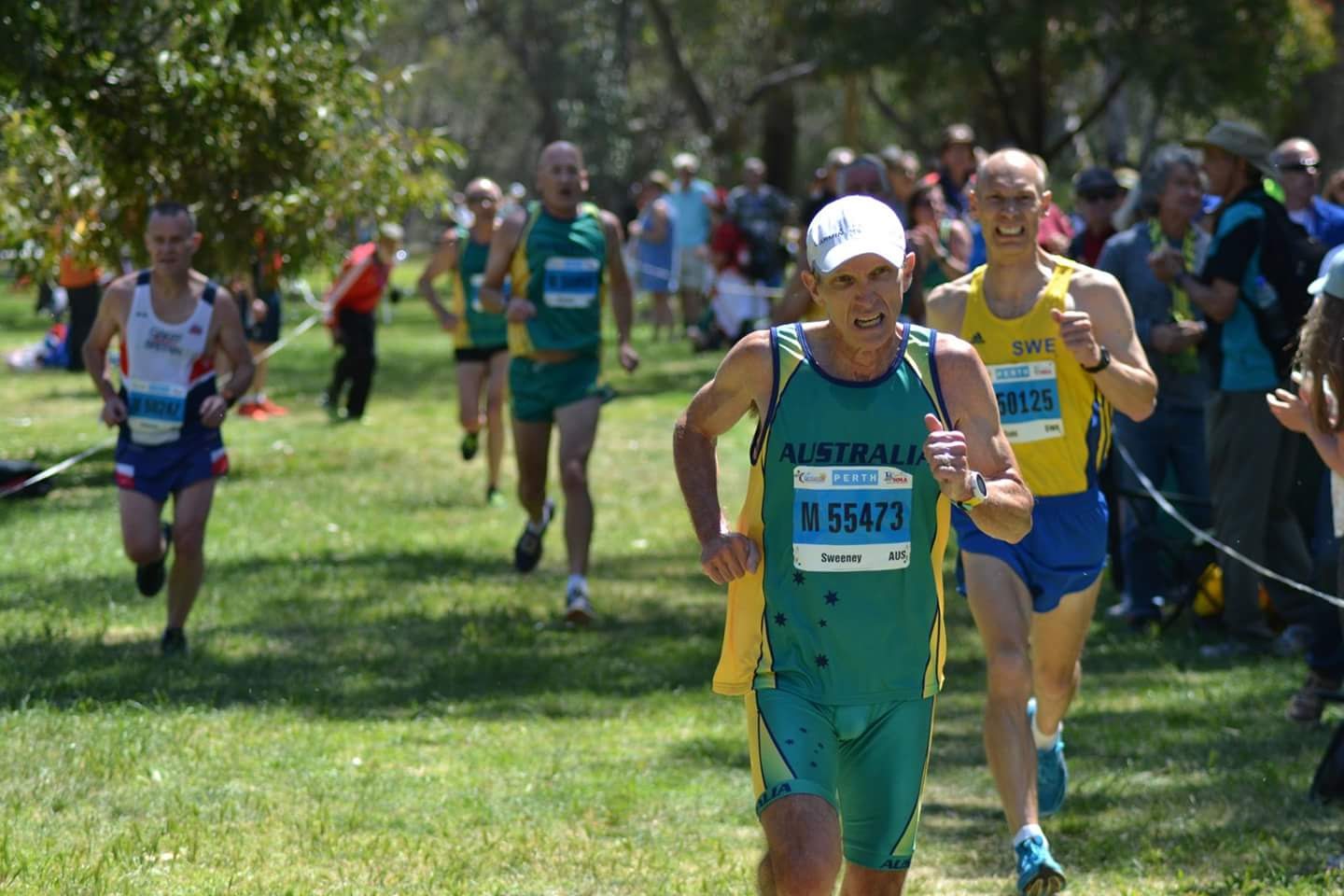 running masters: World Masters Athletics Championships Perth 8km XC M55 1st