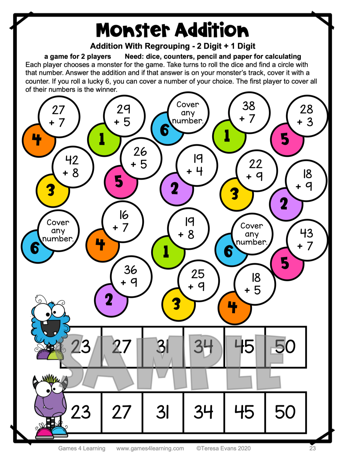 Fun Games 4 Learning: 50 Free Math Games