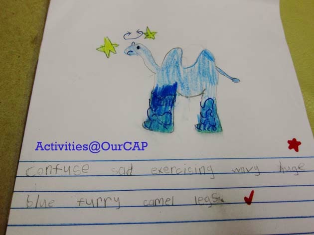 Our Creative Art Playgroup: Wording dice game for kids.