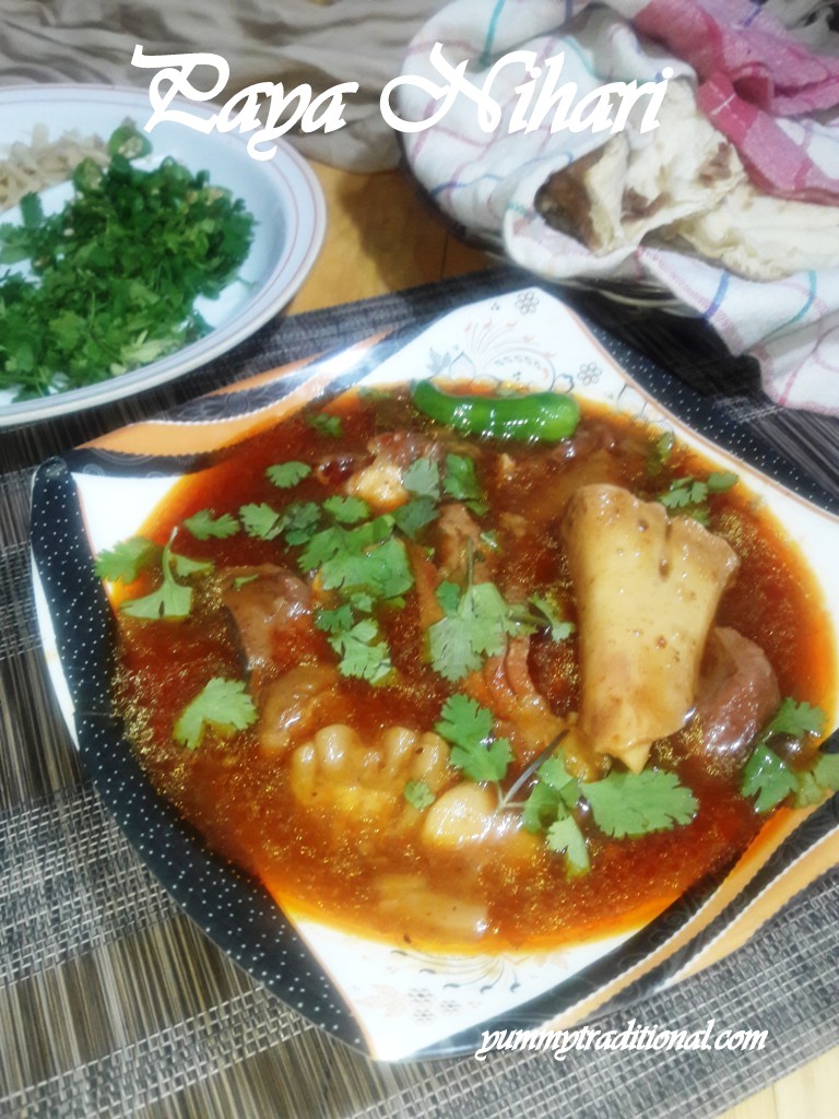 Beef Paya Nihari Recipe - Yummy Traditional