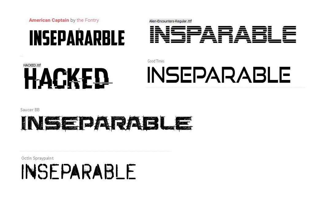 Simona's A2 Media Advanced Portofolio : Poster Title Font Ideas