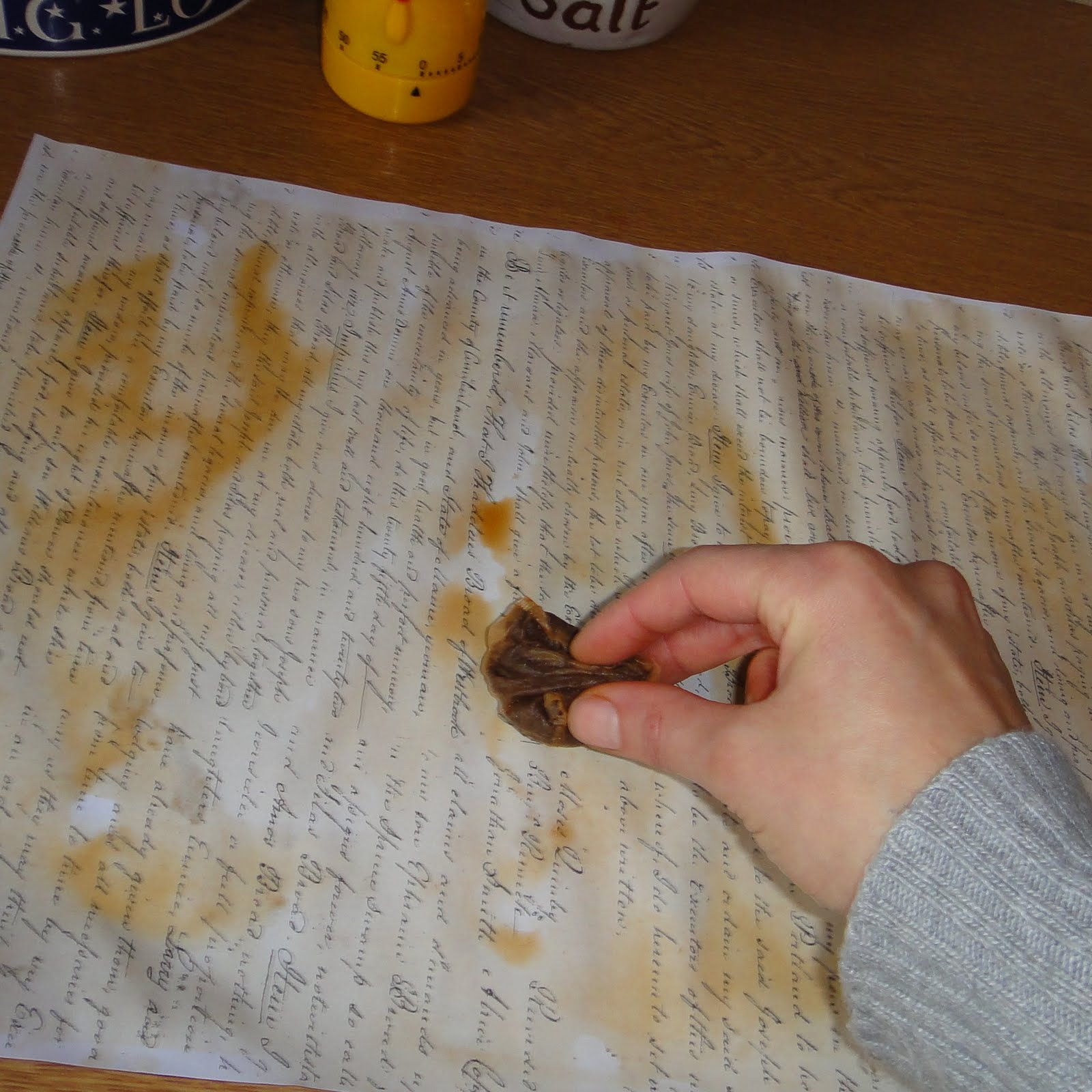 Wild Ink: Tea Staining Paper