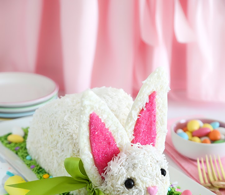 Coconut Easter Bunny Cake | Sprinkle Bakes