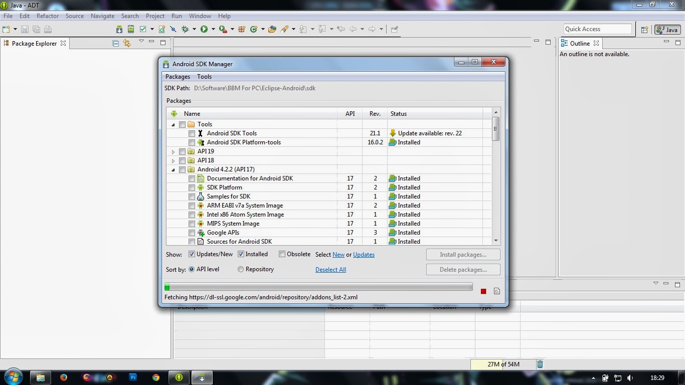 Berbagi Itu Indah: Tutorial Instalasi Eclipse untuk Android Development