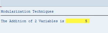 Modularization Techniques in SAP ABAP