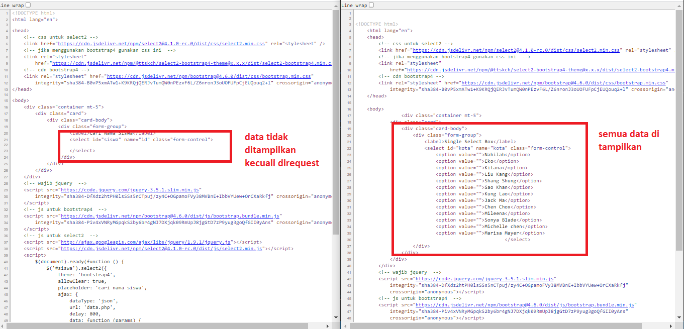 Cara Menggunakan Select2 dengan Ajax Agar Tidak Memberatkan Load ...