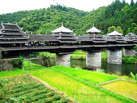 Wind and Rain Bridge - Exotic Travel Destination