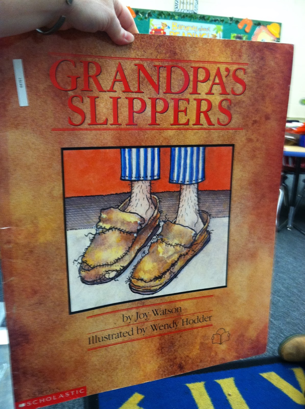 Lions and Tigers and Bears, Oh my!: We read "Grandpa's Slippers" and ...