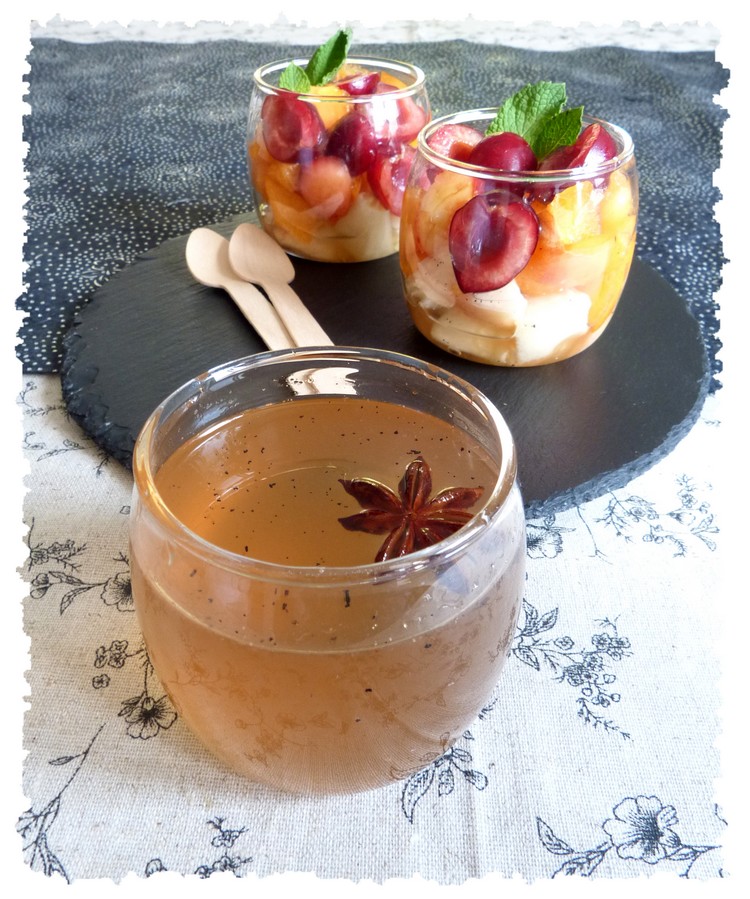 Salade de fruits d'été au sirop épicé - Goûte, j'ai testé un truc