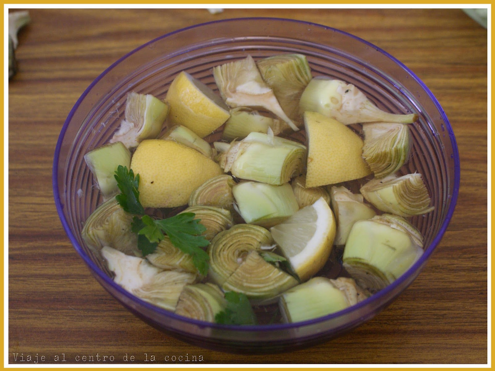 Viaje al centro de la cocina: Alcachofas