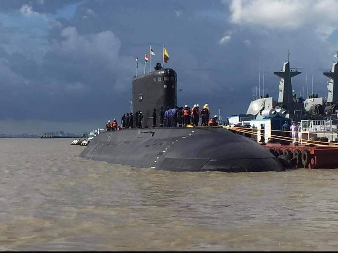 Asian Defence News: First submarine of Myanmar Navy ex-Sindhuvir Indian ...