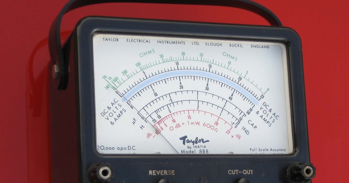 Rare Manual Depository: Taylor Multimeter Model 88B User Manual