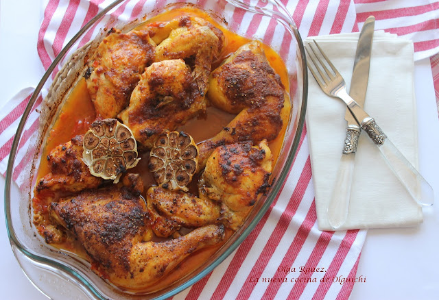 POLLO ASADO AL MOJO PICÓN - LA NUEVA COCINA DE OLGUICHI