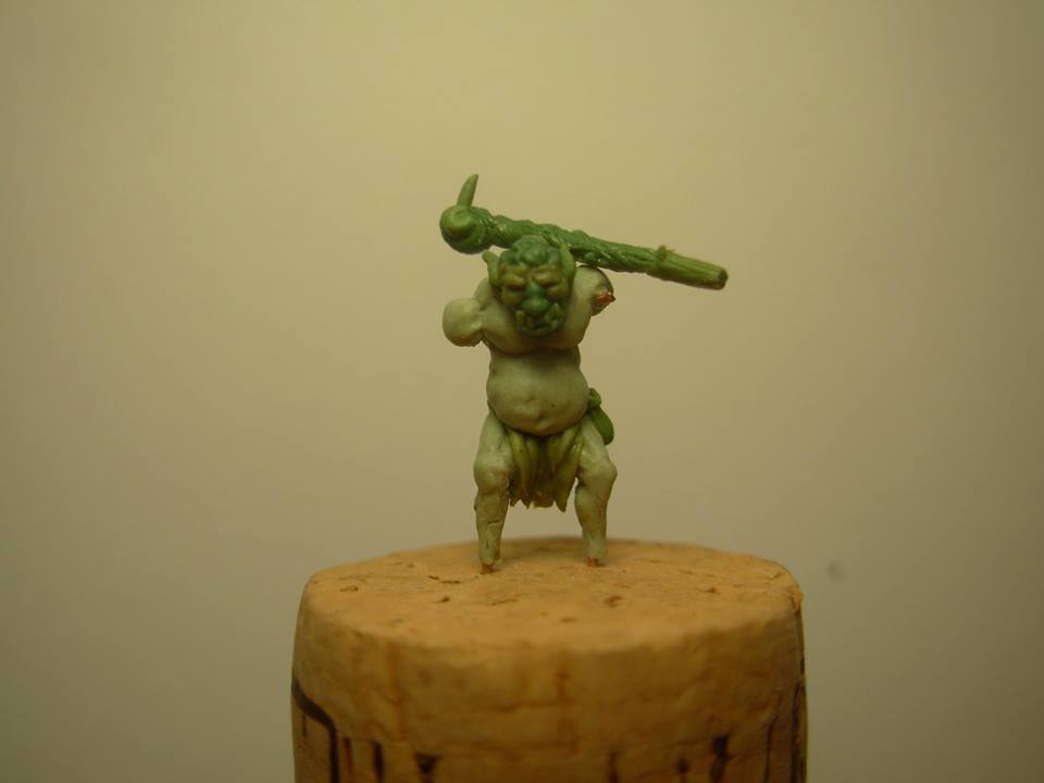 10mm Wargaming: 10mm Half-Troll from Dark Fields Factory